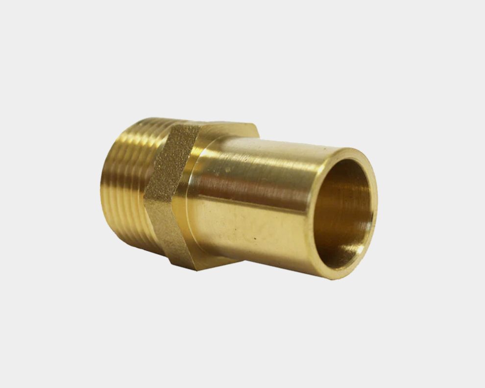 22mm male adapter - DN16 flat face