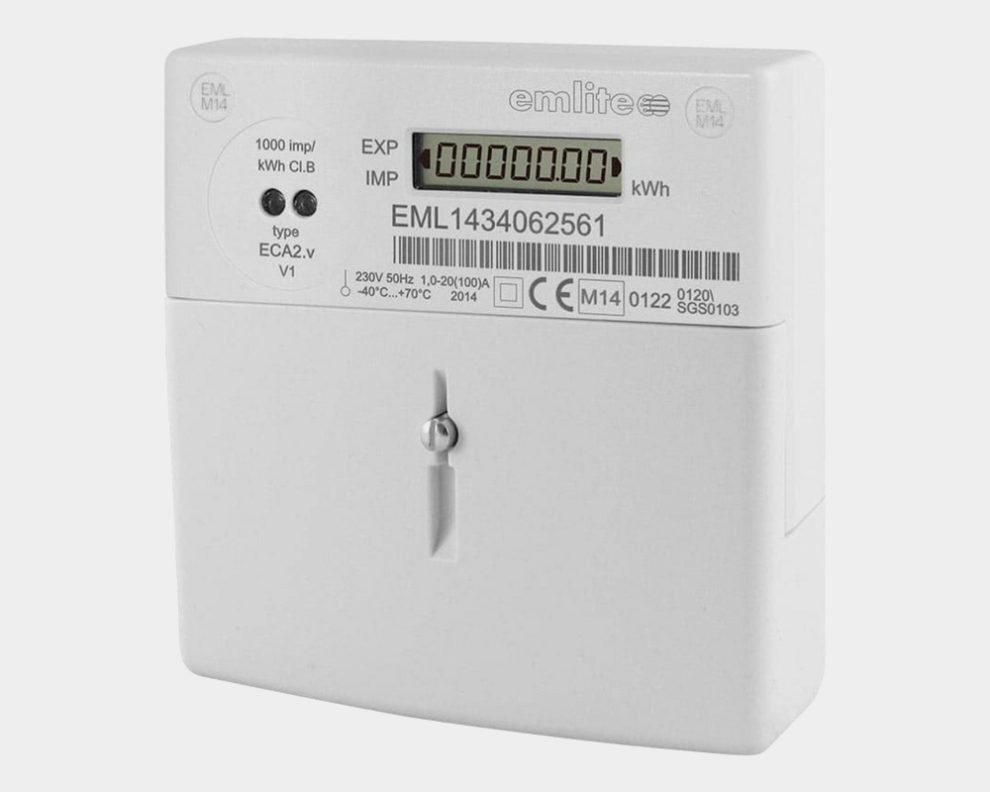 PV energy meter solar total generation